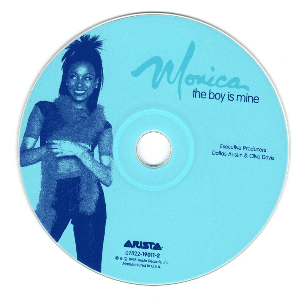 Monica Autographed The Boy is Mine CD Cover With Disc Beckett Authenti ...