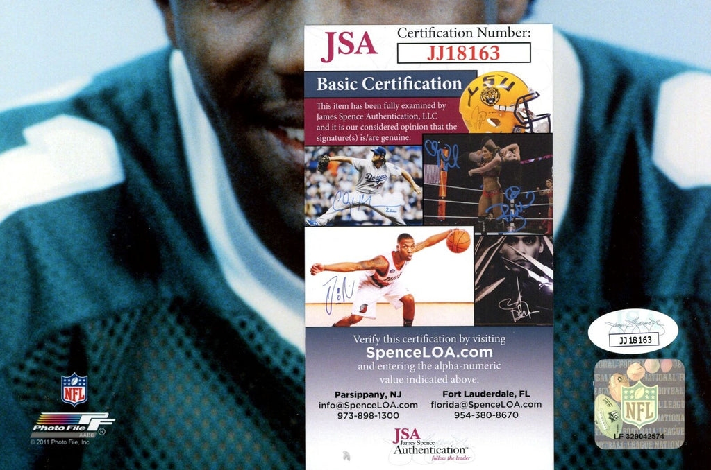 Kenny Jackson Philadelphia Eagles Signed/Autographed 8x10 Photo JSA 15 – Super Sports Center