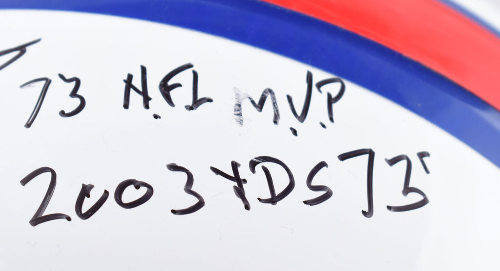 O.J. Simpson Autographed Bills F/S Authentic Helmet 5 inscriptions - J – Super Sports Center