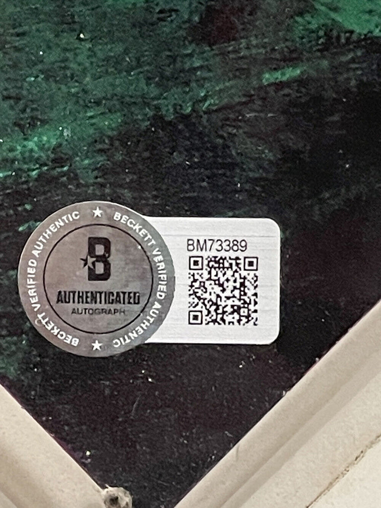 Dante Bichette Signed Sportacular Art 1996 Homeplate Wall Display BAS – Super Sports Center