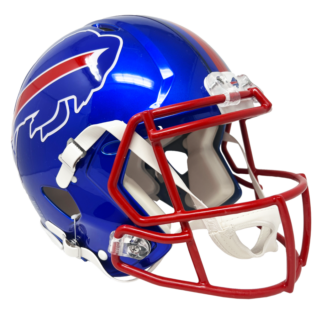 Josh Allen Buffalo Bills Signed Riddell Flash Authentic Helmet BAS Bec ...