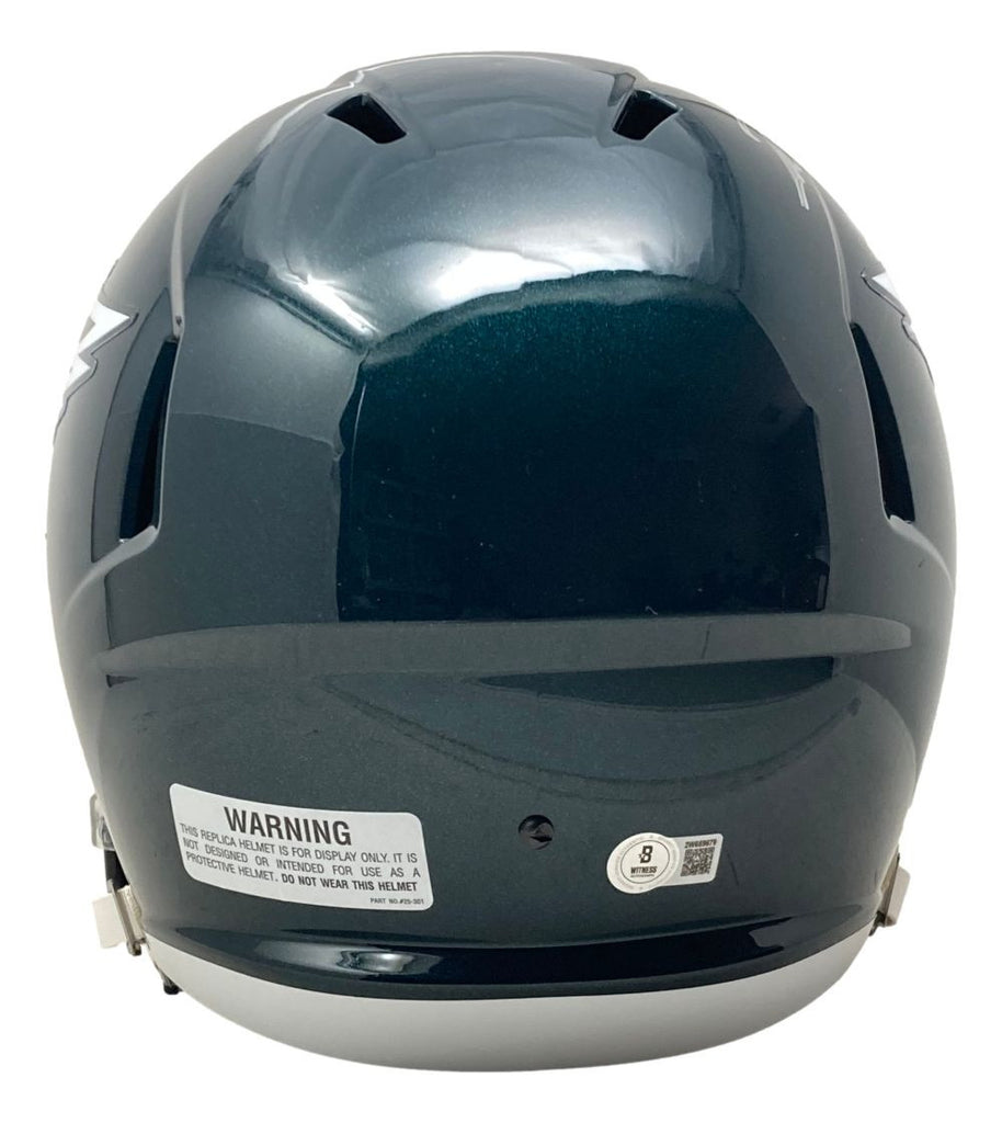 Jalen Carter Signed Eagles FS Replica Speed Helmet BAS w/ Super Bowl 5 – Super Sports Center