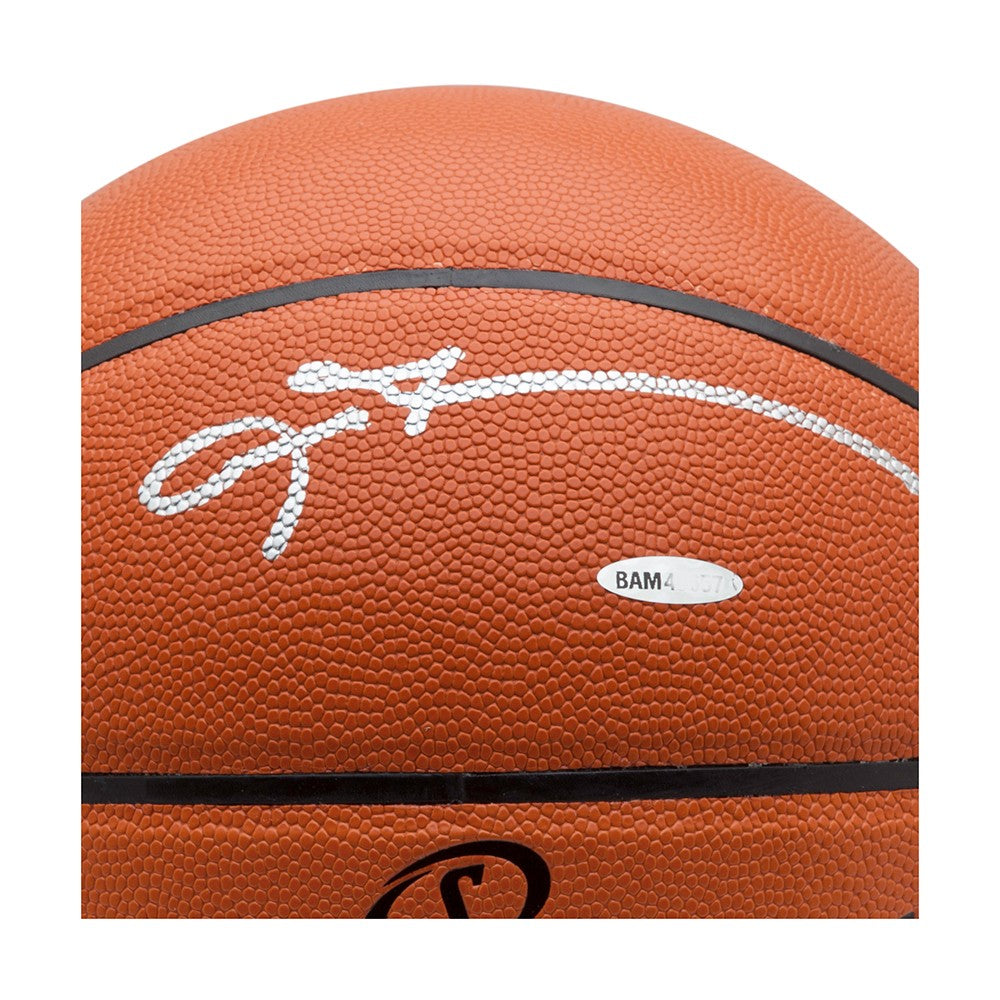 Allen Iverson Autographed Spalding Indoor/Outdoor Basketball – Super ...