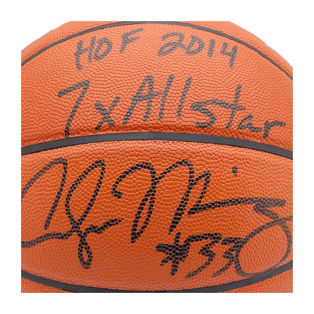 Alonzo Mourning Autographed & Inscribed Replica Basketball – Super ...