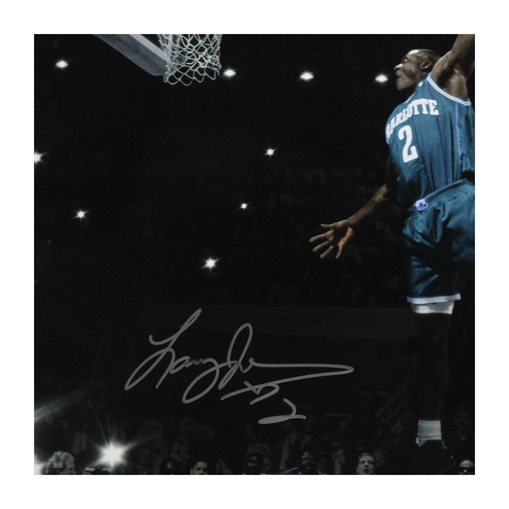 Larry Johnson Autographed "Spotlight" 20 x 16 – Super Sports Center