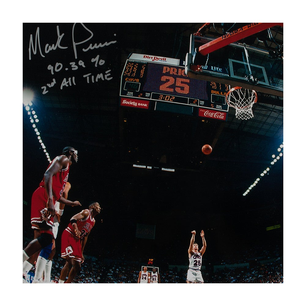 Mark Price Autographed & Inscribed "Free Throw" Photo – Super Sports Center