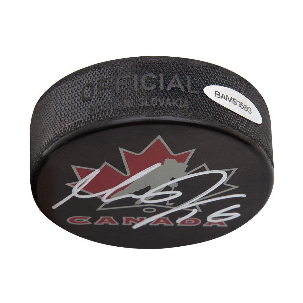 Max Domi Autographed Team Canada Puck – Super Sports Center