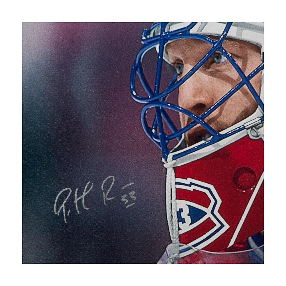 Patrick Roy Autographed "Up Close & Personal" 20 x 24 Canvas – Super ...