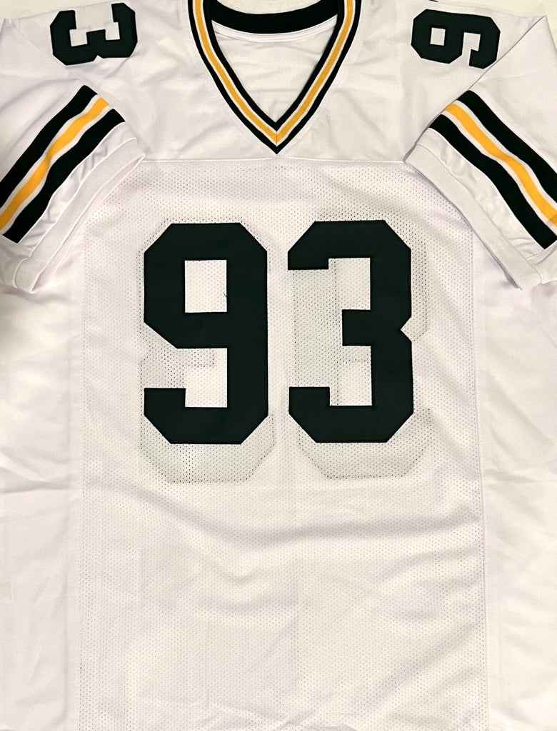Packers GILBERT BROWN Signed Custom Replica White Jersey AUTO w/ Grave ...