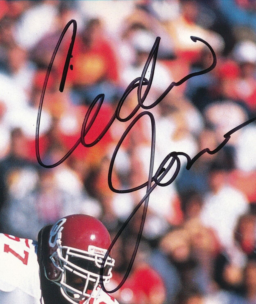 Cedric Jones Autographed Signature Rookies 8x10 Photo University of Ok ...