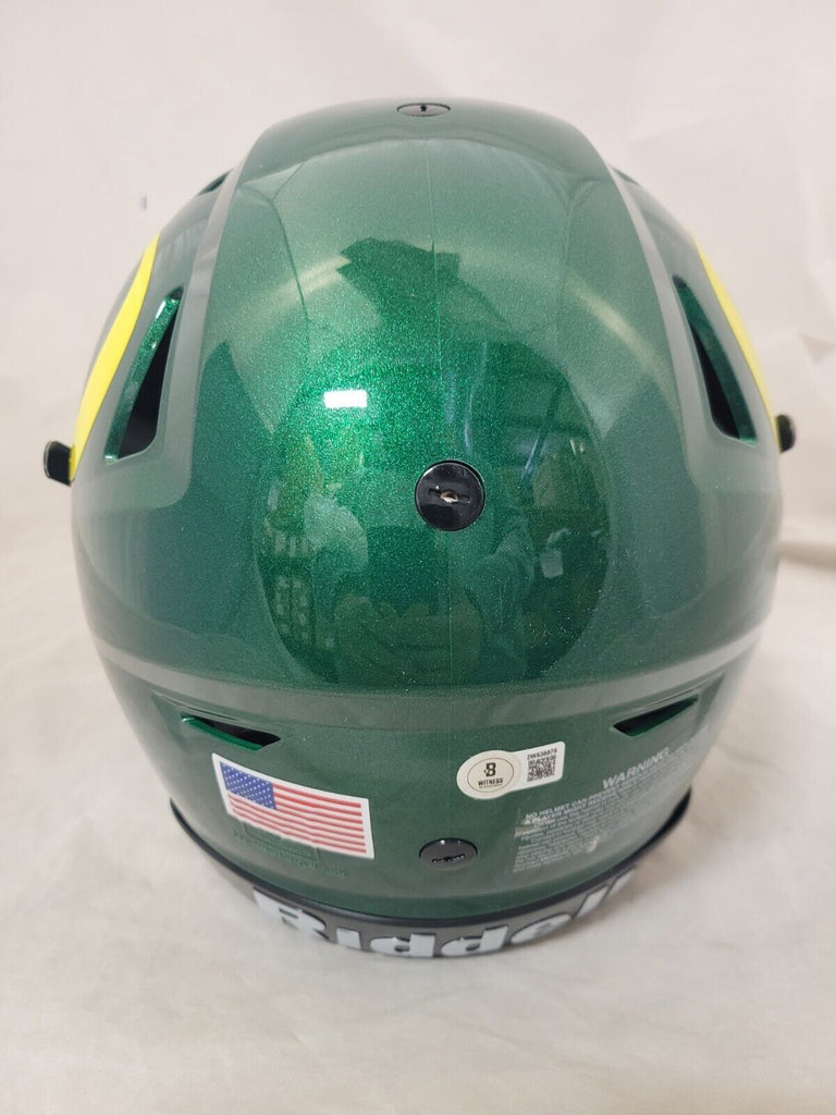BO NIX SIGNED OREGON DUCKS F/S SPEEDFLEX AUTHENTIC HELMET BECKETT QR ...