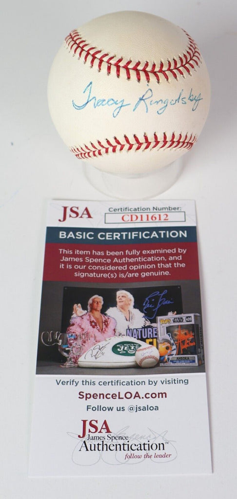 Tracy Ringolsby (HOF Baseball Writer) Autographed Official Major Leagu ...