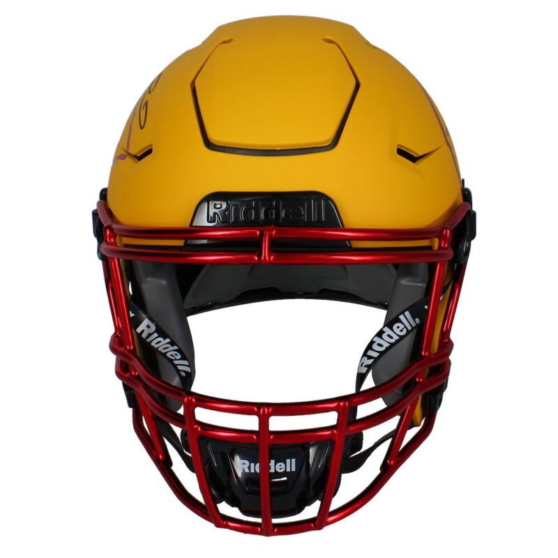 Patrick Mahomes Autographed Chrome Inlay Chiefs Speed Flex Helmet Beck ...