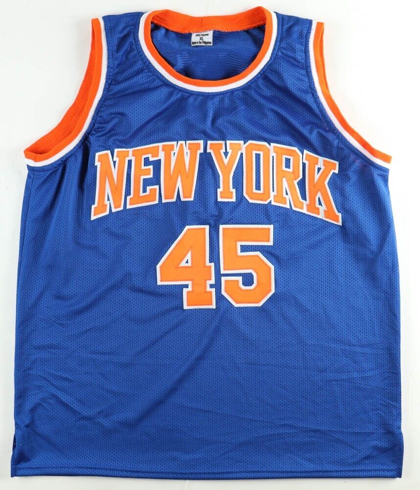 Jericho Sims Signed New York Knicks Jersey (JSA COA) 2019 NIT Champion ...