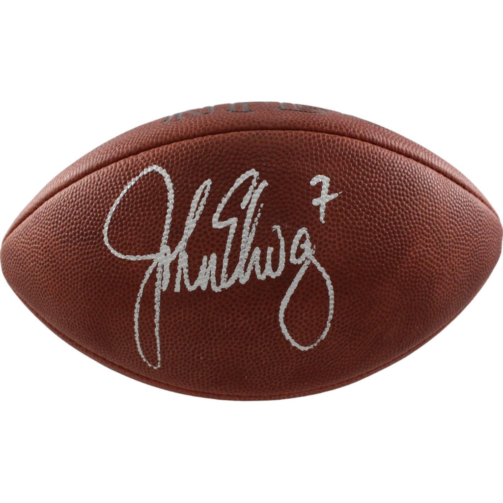 John Elway Autographed/Signed Wilson Official Football Beckett 44308 ...