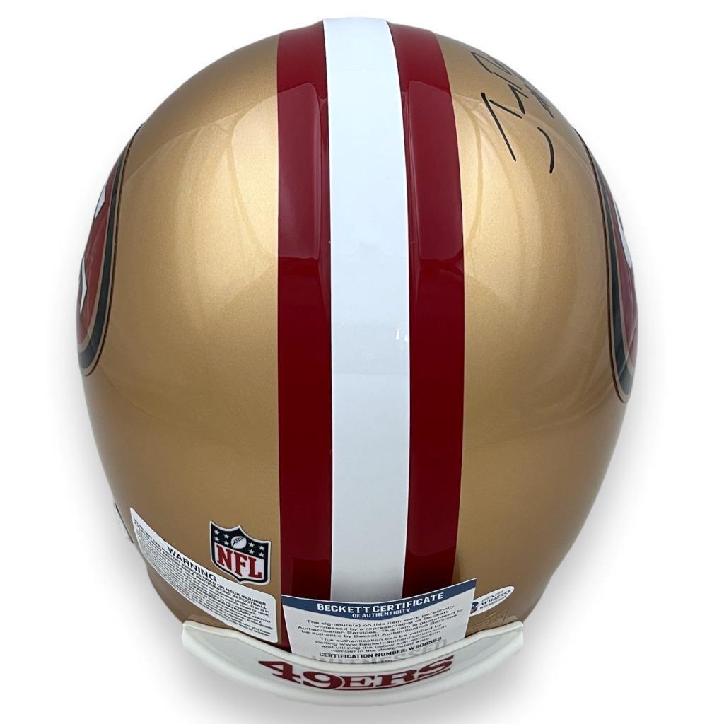 49ers Jerry Rice Autographed Signed Authentic Helmet - Beckett – Super ...