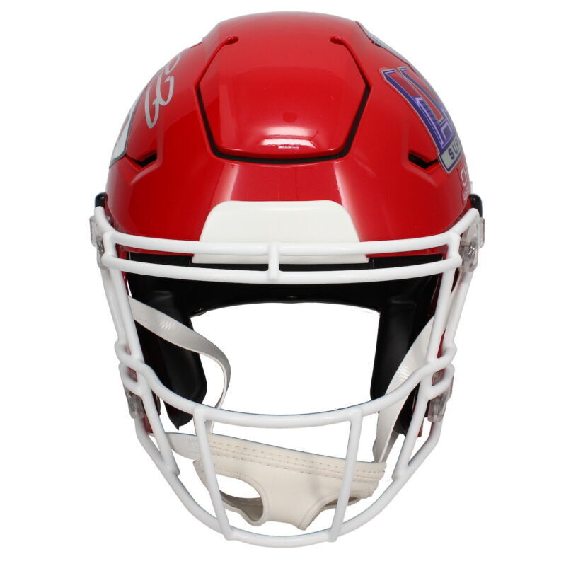 Patrick Mahomes Autographed Super Bowl Logo Authentic SpeedFlex Helmet ...