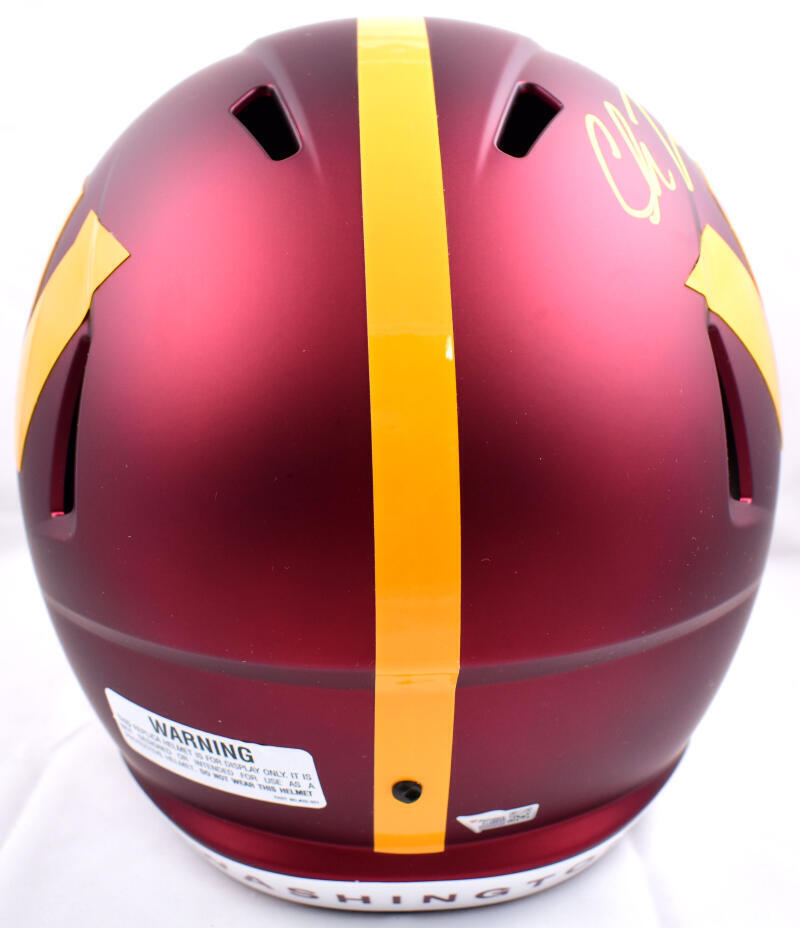 Chase Young Autographed Washington Commanders F/S Speed Helmet-Fanatic ...