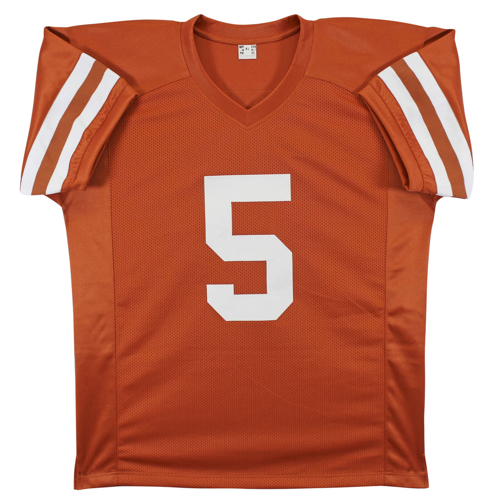 Texas Bijan Robinson Authentic Signed Burnt Orange Pro Style Jersey BA ...