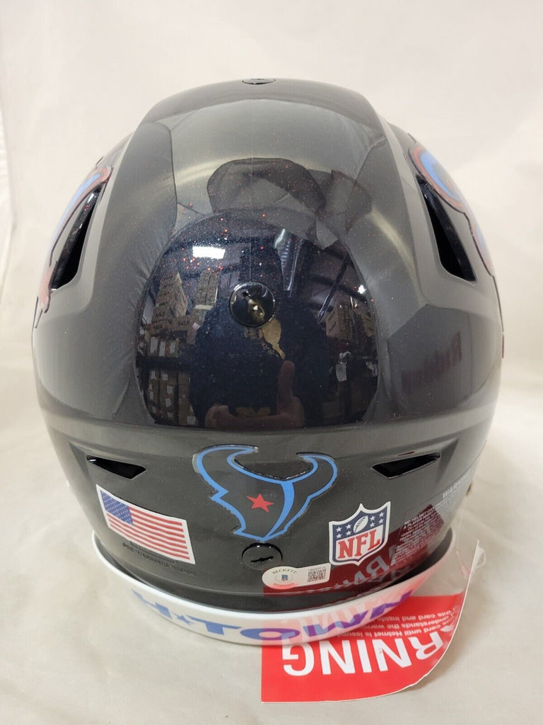 NICO COLLINS SIGNED HOUSTON TEXANS ALTERNATE SPEEDFLEX AUTHENTIC HELME ...