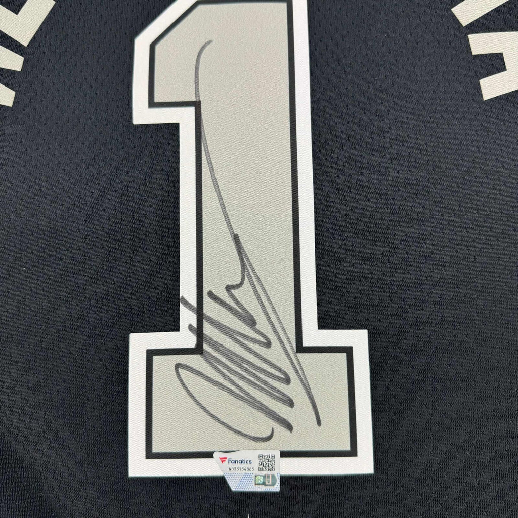 Framed Autographed/Signed Victor Wembanyama 35x39 Swingman Jersey Fana ...