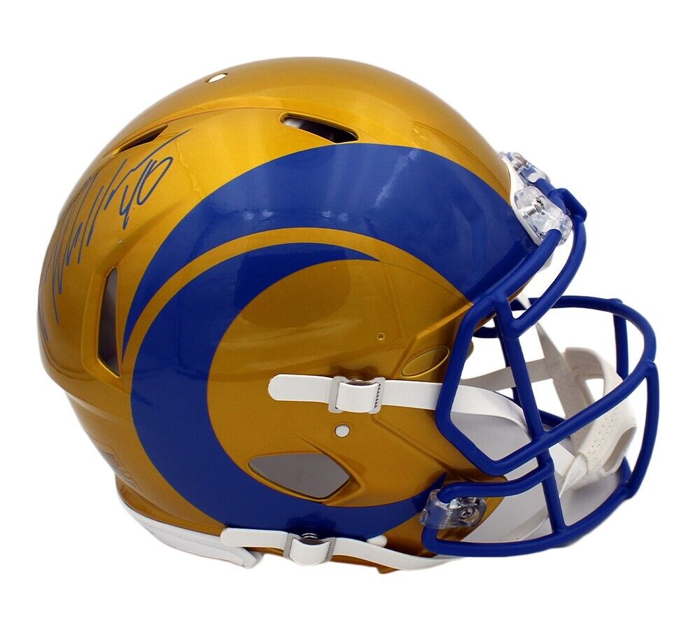 Von Miller Signed Los Angeles Rams Speed Authentic Flash NFL Helmet ...