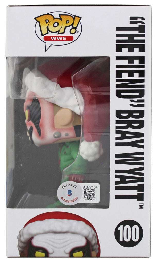 Bray Wyatt Signed #100 Pop! WWE The Fiend Funko Pop Vinyl Figure BAS ...