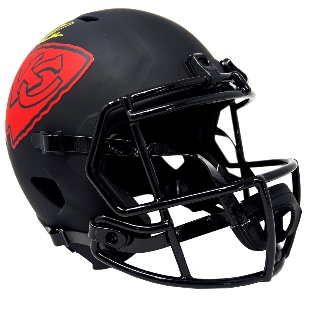 Rashee Rice Kansas City Chiefs Signed Eclipse Speed Replica Helmet BAS ...