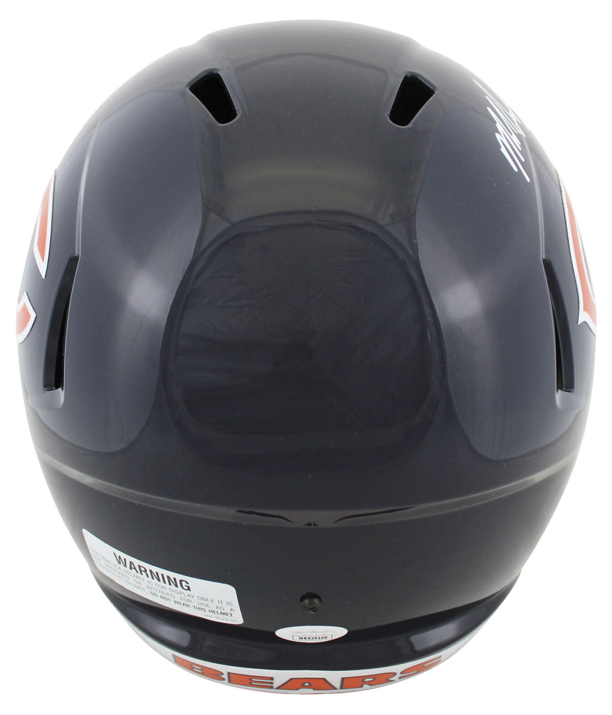 Bears Mike Singletary "HOF 98" Signed Full Size Speed Rep Helmet JSA W ...