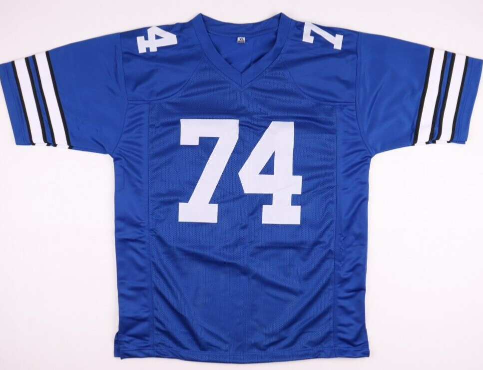 Bob Lilly Signed Dallas Cowboys Jersey (JSA COA) Hall of Fame Defensiv ...