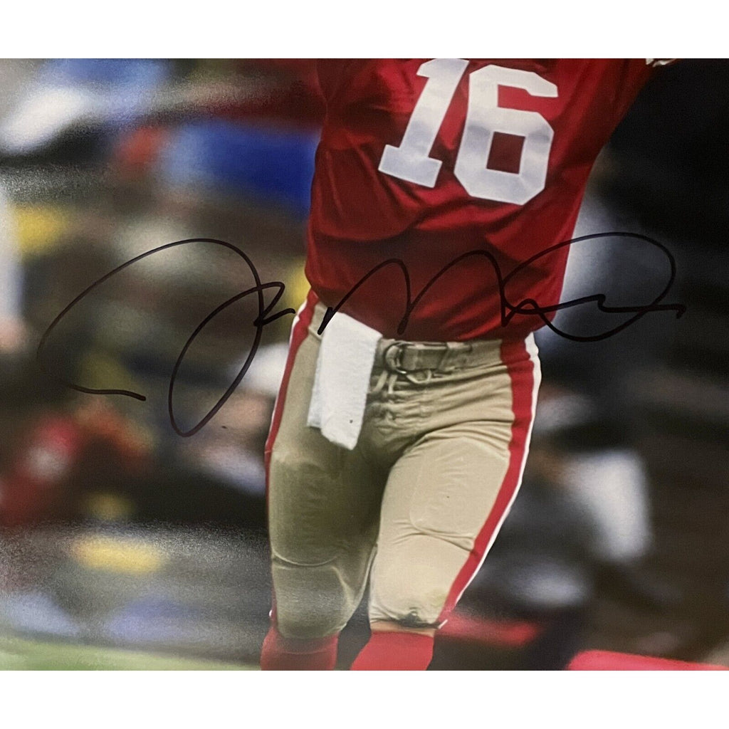 Joe Montana Autographed/Signed San Francisco 49ers 16x20 Photo FAN 468 ...