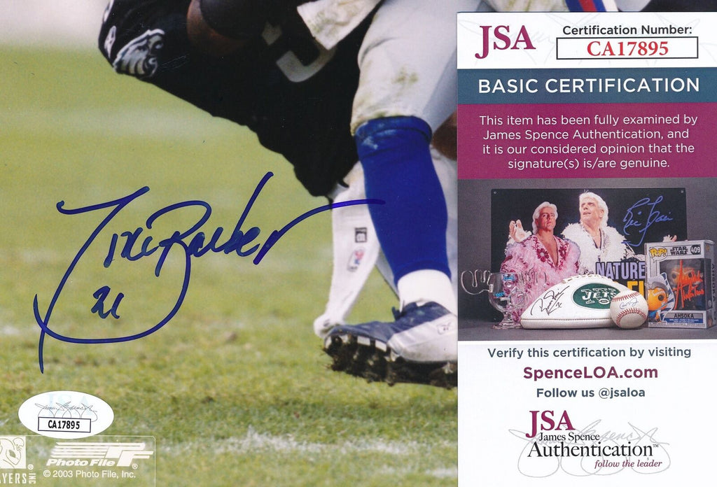 Tiki Barber Signed/Autographed 8x10 Photo New York Giants JSA 192964 ...