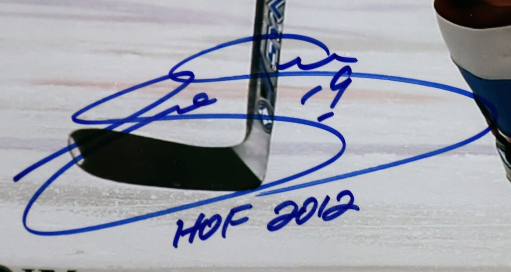 Joe Sakic and Peter Forsberg Signed Photo w/ HOF Inscriptions - JSA Ho ...