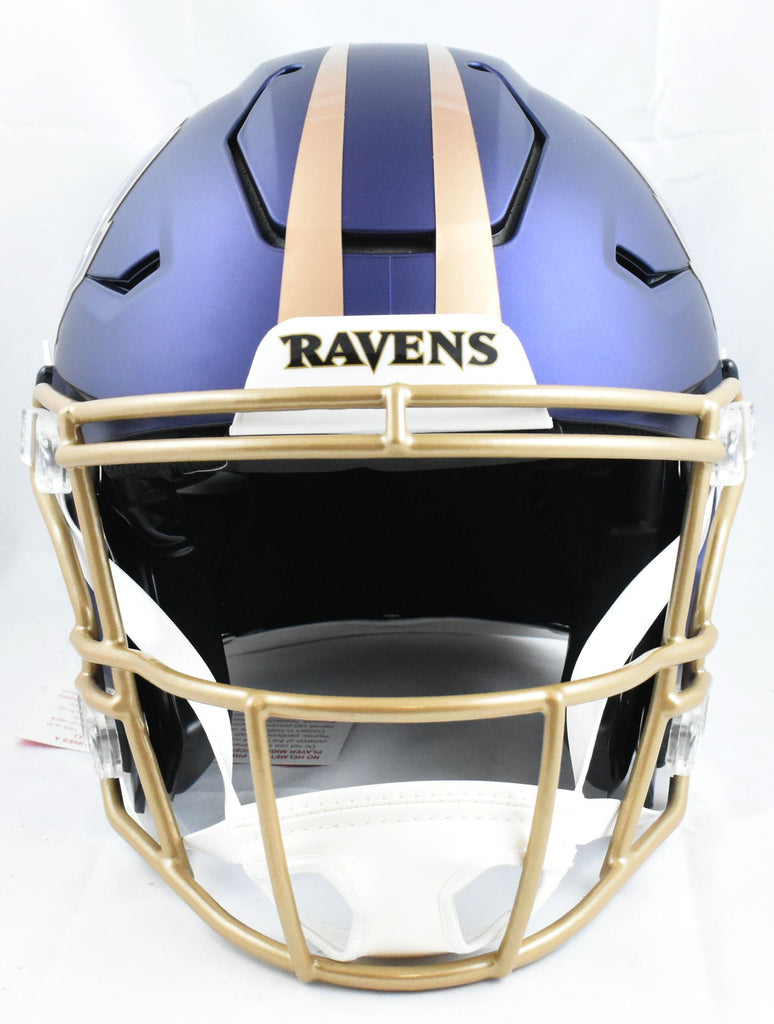 Ray Lewis Autographed Ravens F/S Alt 2024 Speed Flex Helmet - Beckett ...