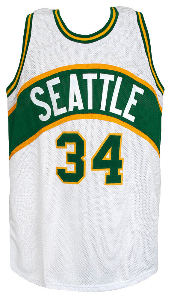 Xavier McDaniel Signed White Throwback Custom Basketball Jersey - (SCH ...