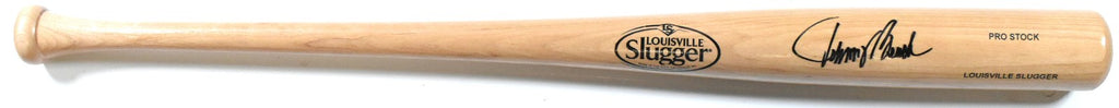 Johnny Bench Autographed Blonde Louisville Slugger Pro Baseball Bat ...