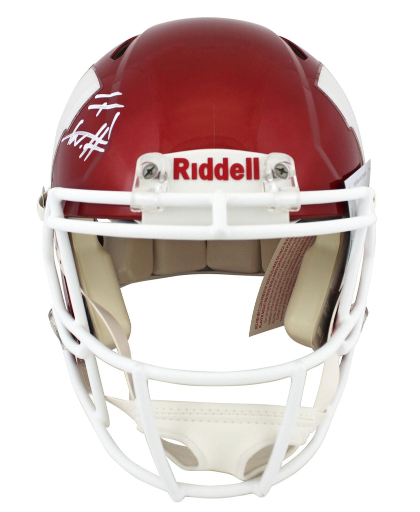 JJ TJ & Derek Watt Triple Signed Flash Full Size Speed Proline Helmet ...
