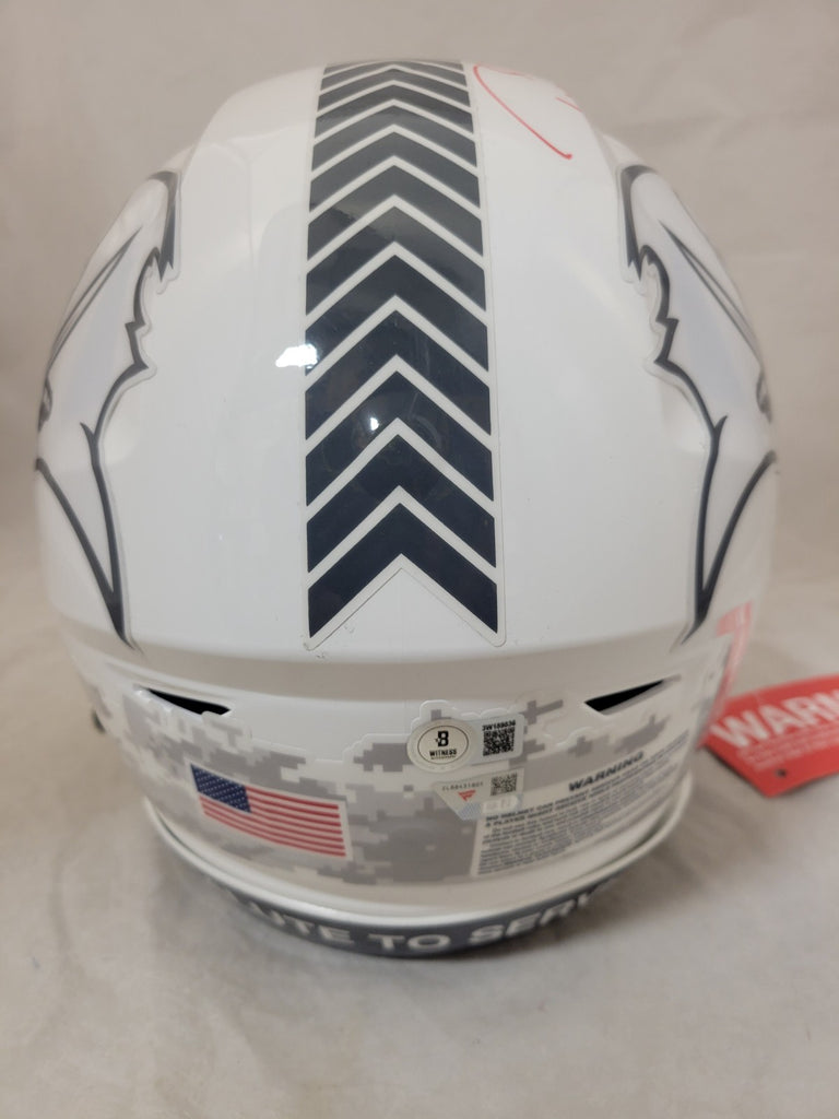 TOM BRADY & MIKE EVANS "SB CHAMPS" SIGNED BUCCANEERS STS3 SPEEDFLEX HE ...