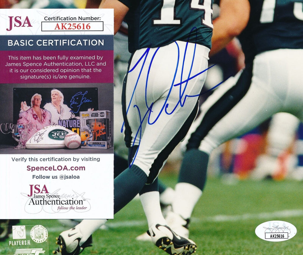 Ty Detmer Autographed 8x10 Photo Philadelphia Eagles JSA 179850 – Super ...
