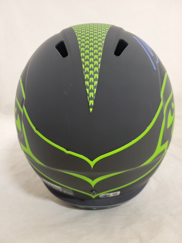 KENNETH WALKER III SIGNED SEATTLE SEAHAWKS ECLIPSE SPEED REPLICA HELME ...