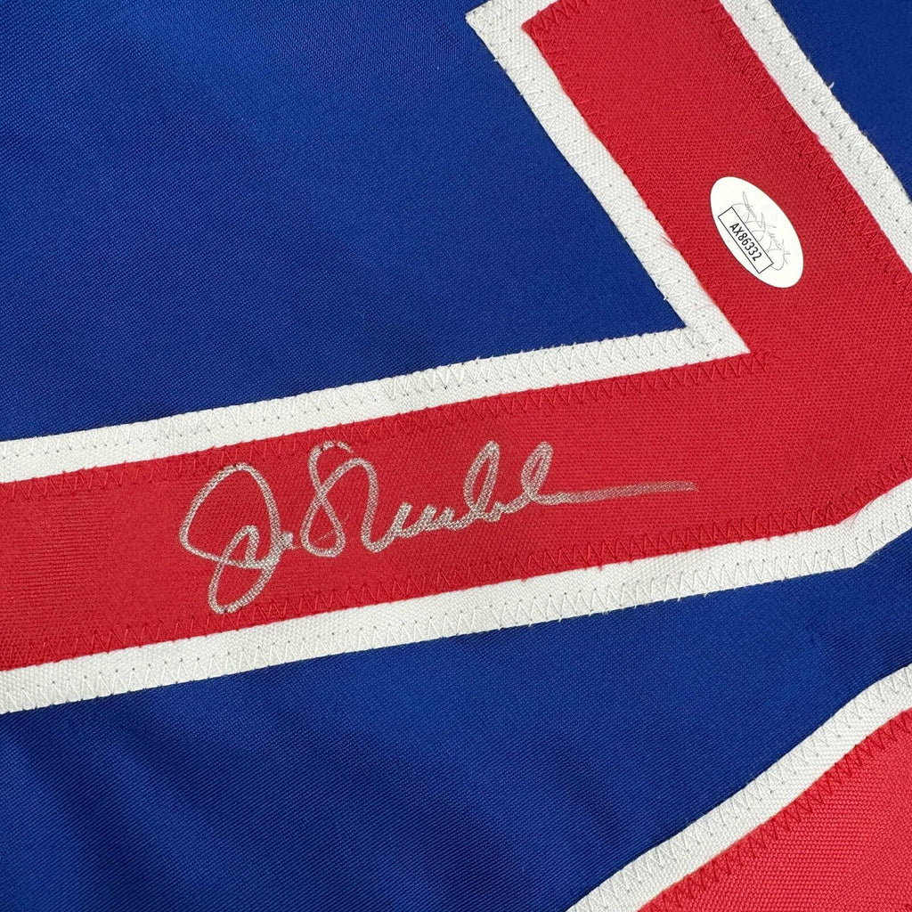Autographed/Signed Joe Maddon Chicago Blue Baseball Jersey JSA COA ...