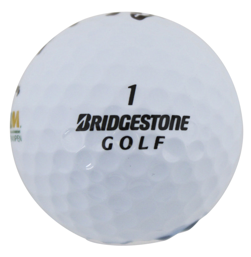 Charlie Beljan Signed Bridgestone WM Open Logo Golf Ball JSA-AX48089 ...