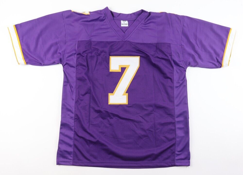 Randall Cunningham Signed Minnesota Vikings Jersey (Beckett) 4xPro Bow ...