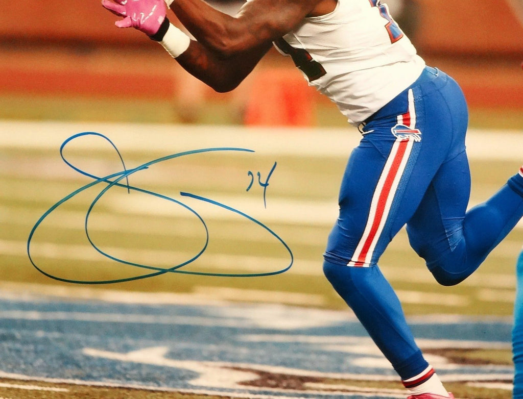 Sammy Watkins Autographed 16x20 Catching With Pink Gloves Photo- JSA W ...