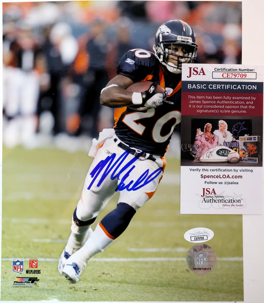 Mike Bell Autographed Denver Broncos 8x10 Photo JSA COA – Super Sports ...
