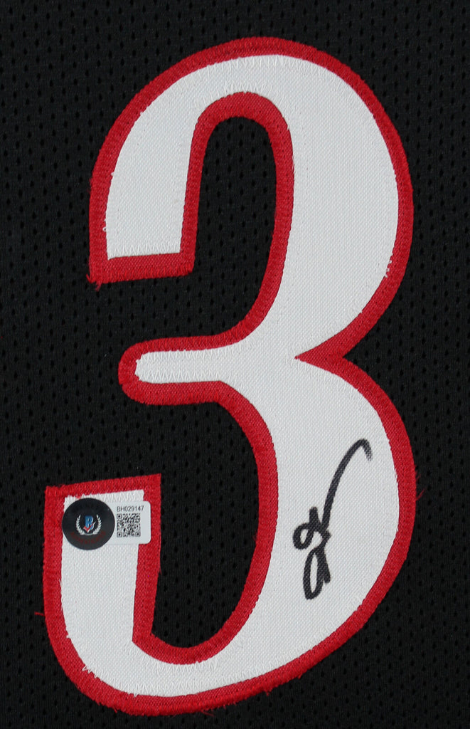 Allen Iverson Authentic Signed Black Pro Style Framed Jersey Autograph ...