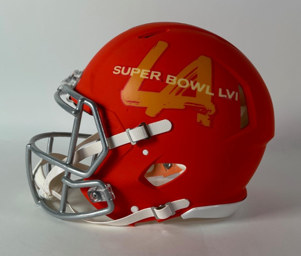 Joe Burrow Autographed Pro Helmet w/ Super Bowl LVI Logo - Fanatics CO ...