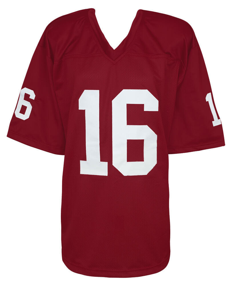 Jake Plummer Signed Red T/B Custom Football Jersey w/Snake - (SCHWARTZ ...