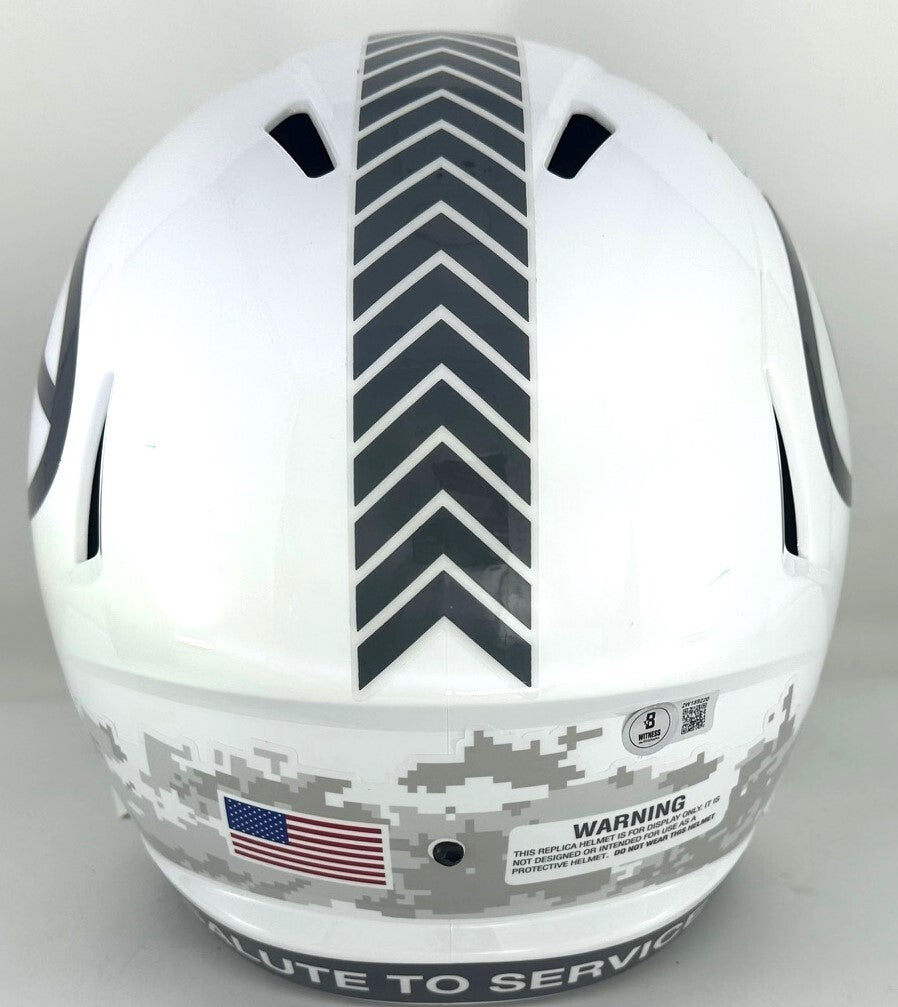 Packers JAYDEN REED Signed Full Size Replica 2024 SALUTE Speed Helmet ...