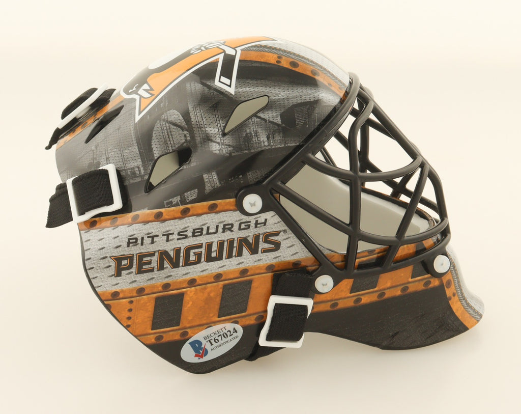 Matt Murray Signed Pittsburgh Penguins Mini Goalie Mask (Beckett) 2xCu ...